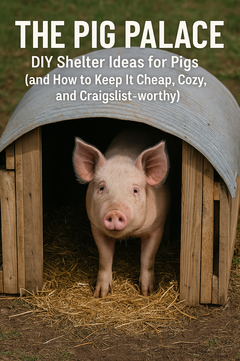 The Pig Palace: DIY Shelter Ideas for Pigs (and How to Keep It Cheap ...